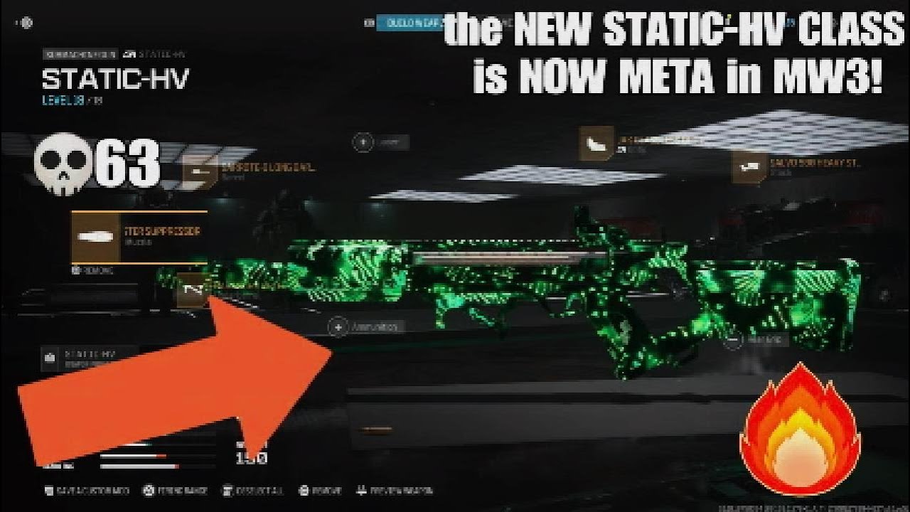 the NEW STATIC-HV CLASS is NOW META in MW3!🔥 (Best STATIC-HV Class ...
