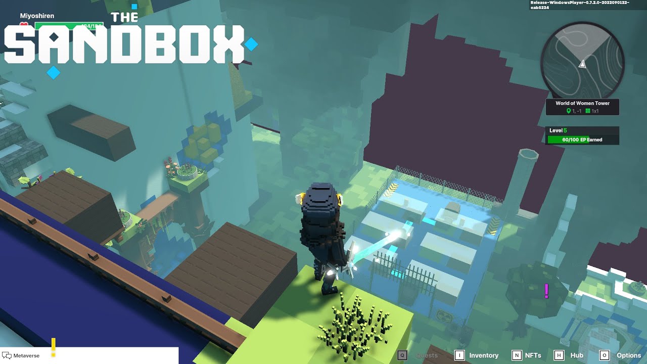 The Sandbox Alpha Season 3 - All Quest World of Women Tower Speedrun ...