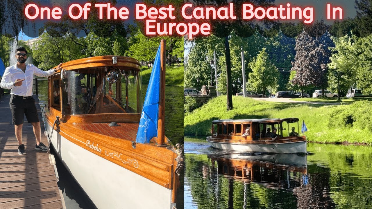Riga- Latvia Canal Boating | Exploring Riga-Latvia By Canal Boat - YouTube