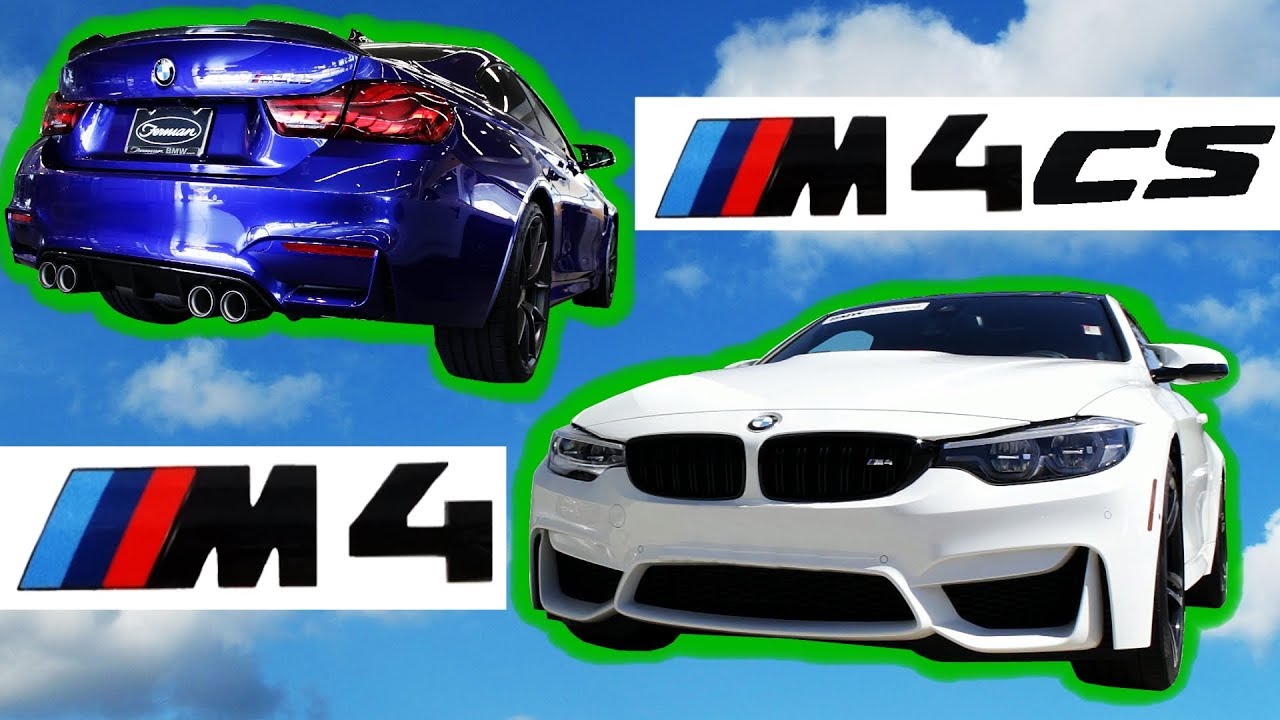BMW M4 vs M4 CS | Which Sports Coupe is Right For YOU? - YouTube