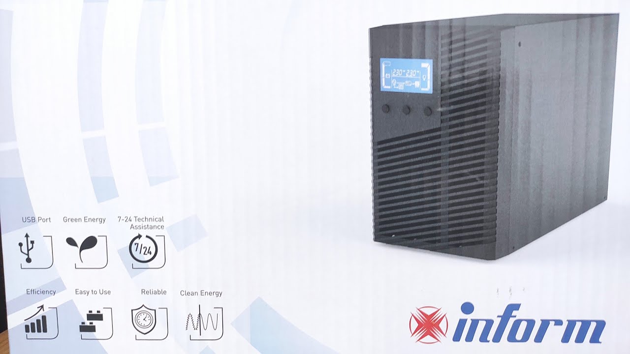 inform 1000 Kva online ups - YouTube