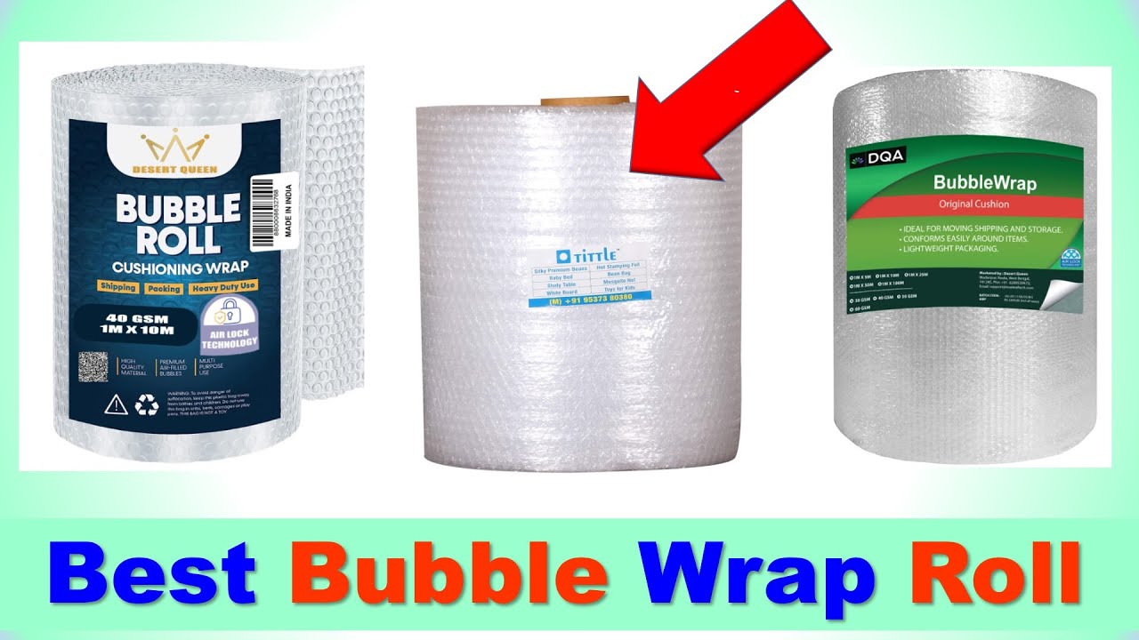 Best Bubble Wrap Roll in India 2024 | सबसे अच्छा बबल रैप रोल - YouTube