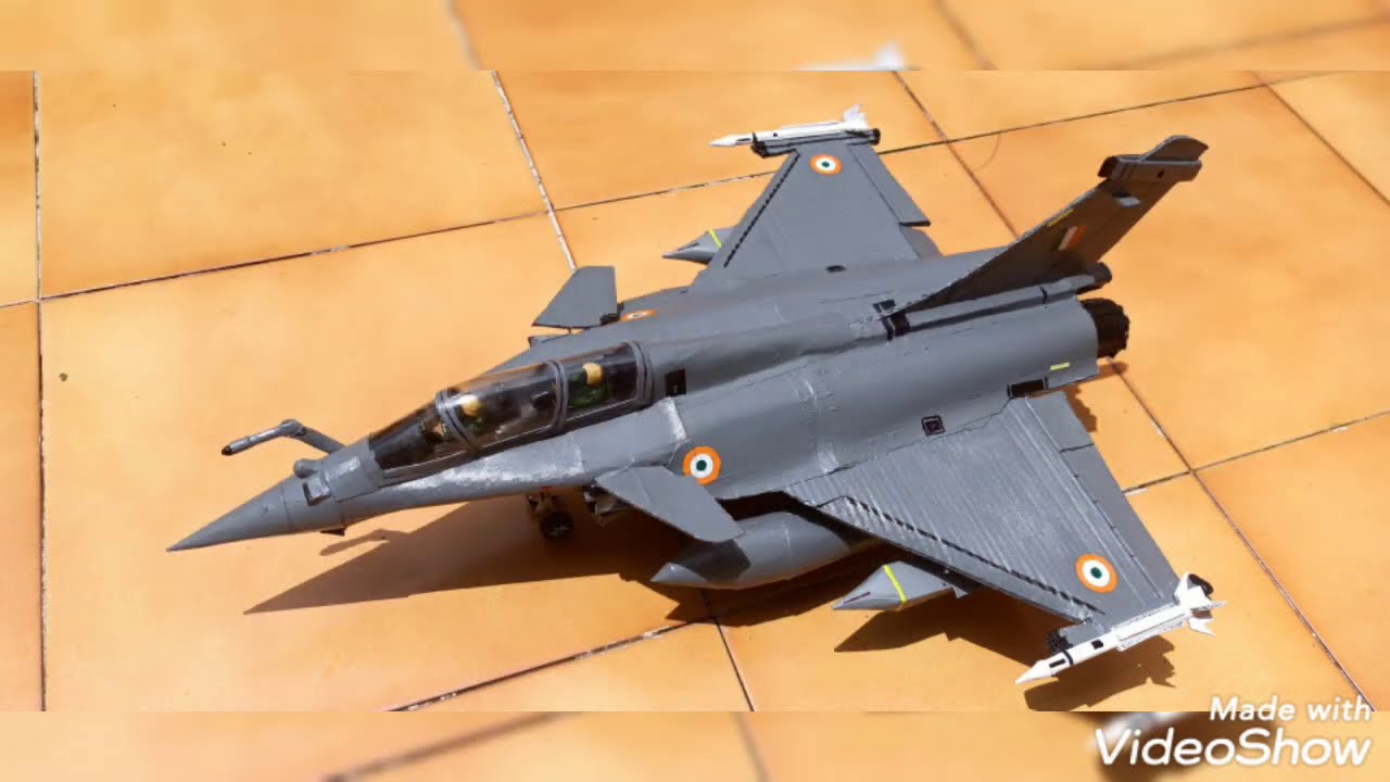 How to make Rafale DIY -IAF Rafale B static scale model made from ...