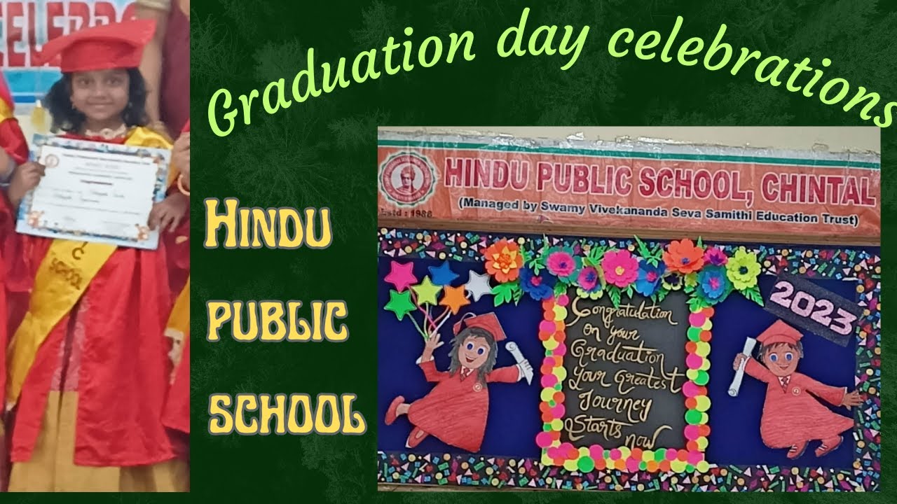 Hindu public school. Graduation day celebrations. Part 1@prashasvi ...