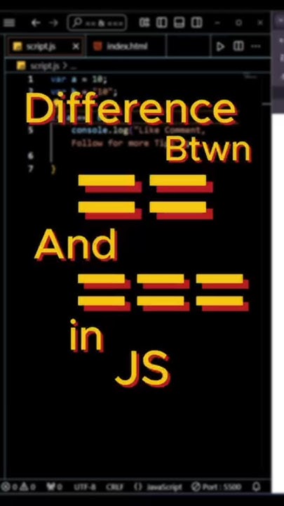 difference between == and === in js #javascript #himsingh #coding # ...
