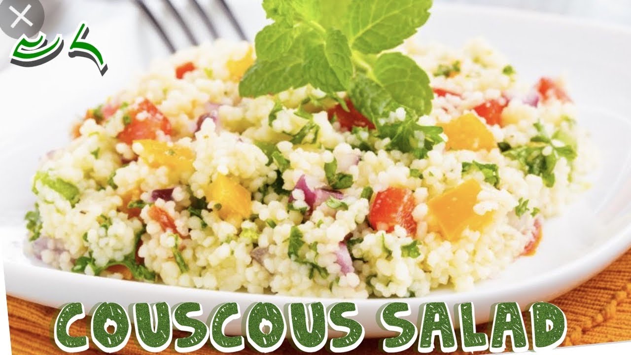 How to Make / Couscous Salad with Colorful Vegetables / In Tibetan ...