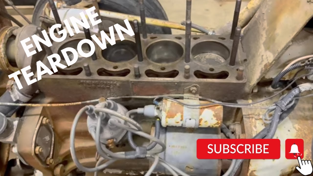 Removing The Engine Out of a Massey 35 With a Continental Z134 Motor ...