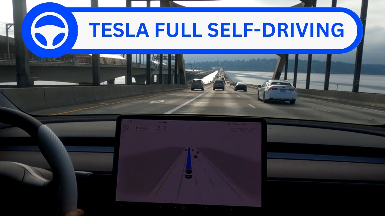 Chill ride to work | Tesla #FSD beta v11.3.6 - YouTube