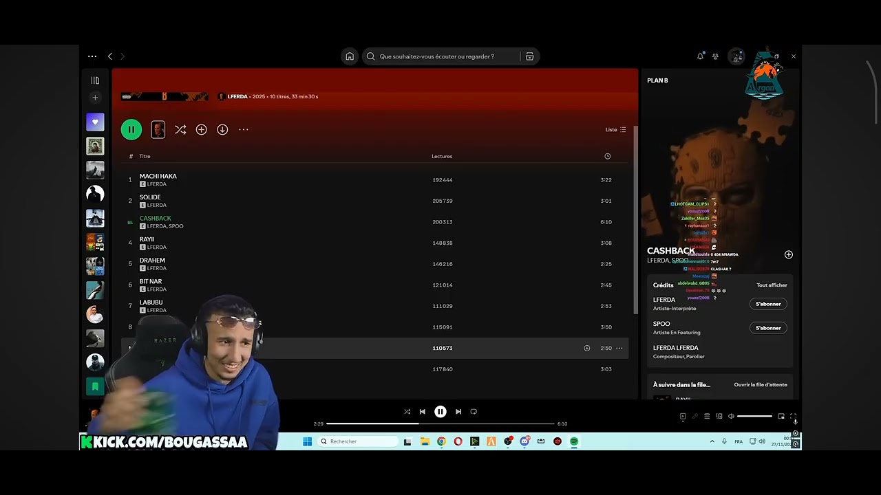 Live kick: BOUGASSA REACTION 3LA ALBUM LFERDA - YouTube
