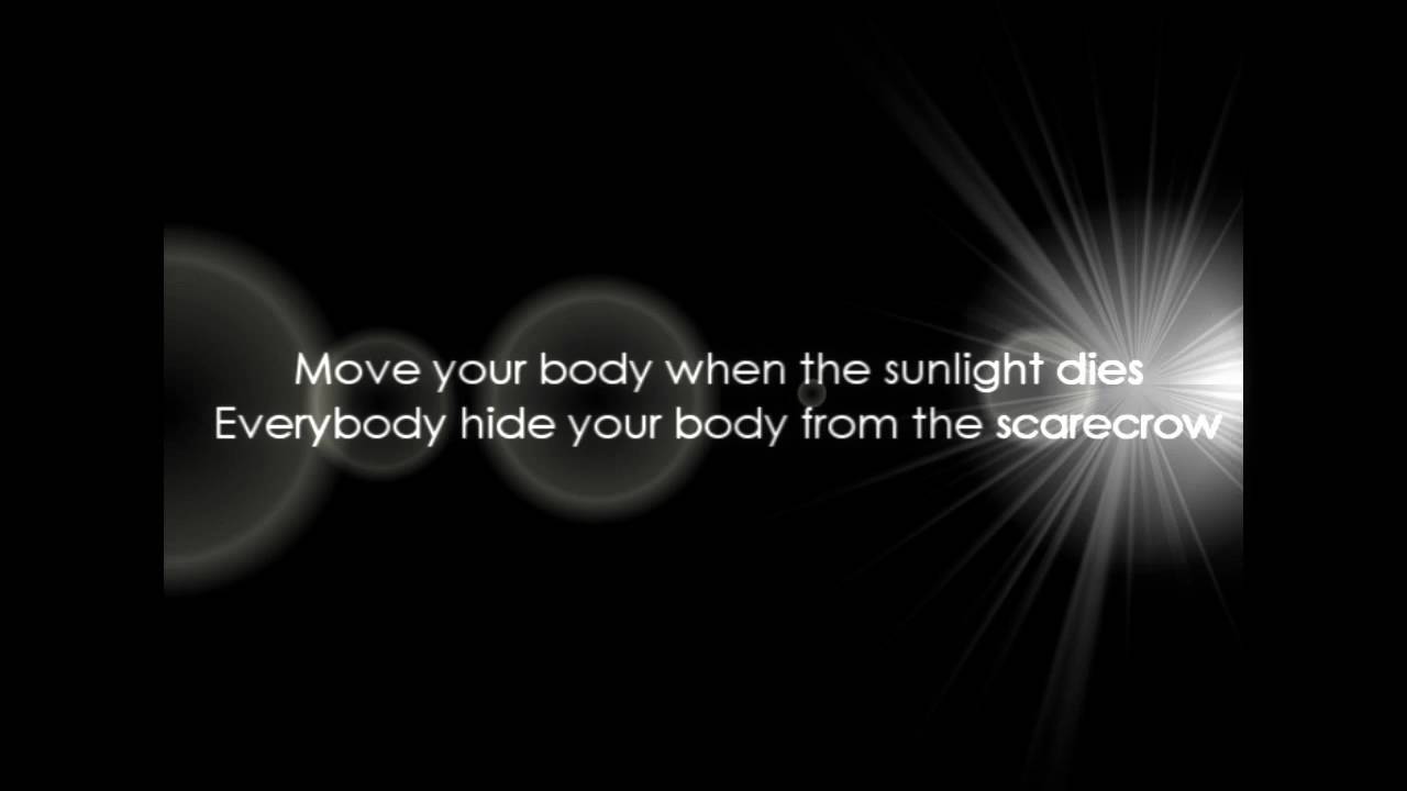 S C A R E C R O W - My Chemical Romance (lyrics) - YouTube