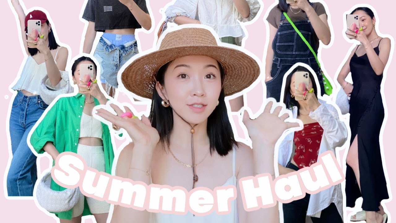 SUMMER HAUL | 2021夏季购物分享｜穿搭灵感 💡｜尝试彩色的夏天☀️ - YouTube