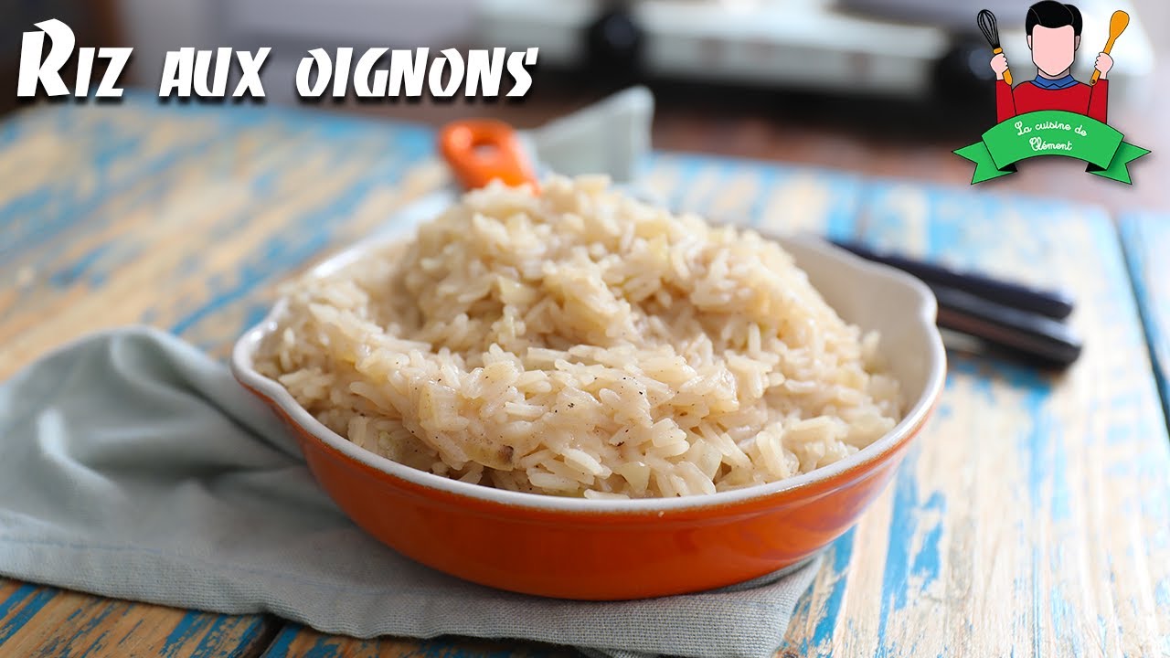 Recette : riz aux oignons - YouTube