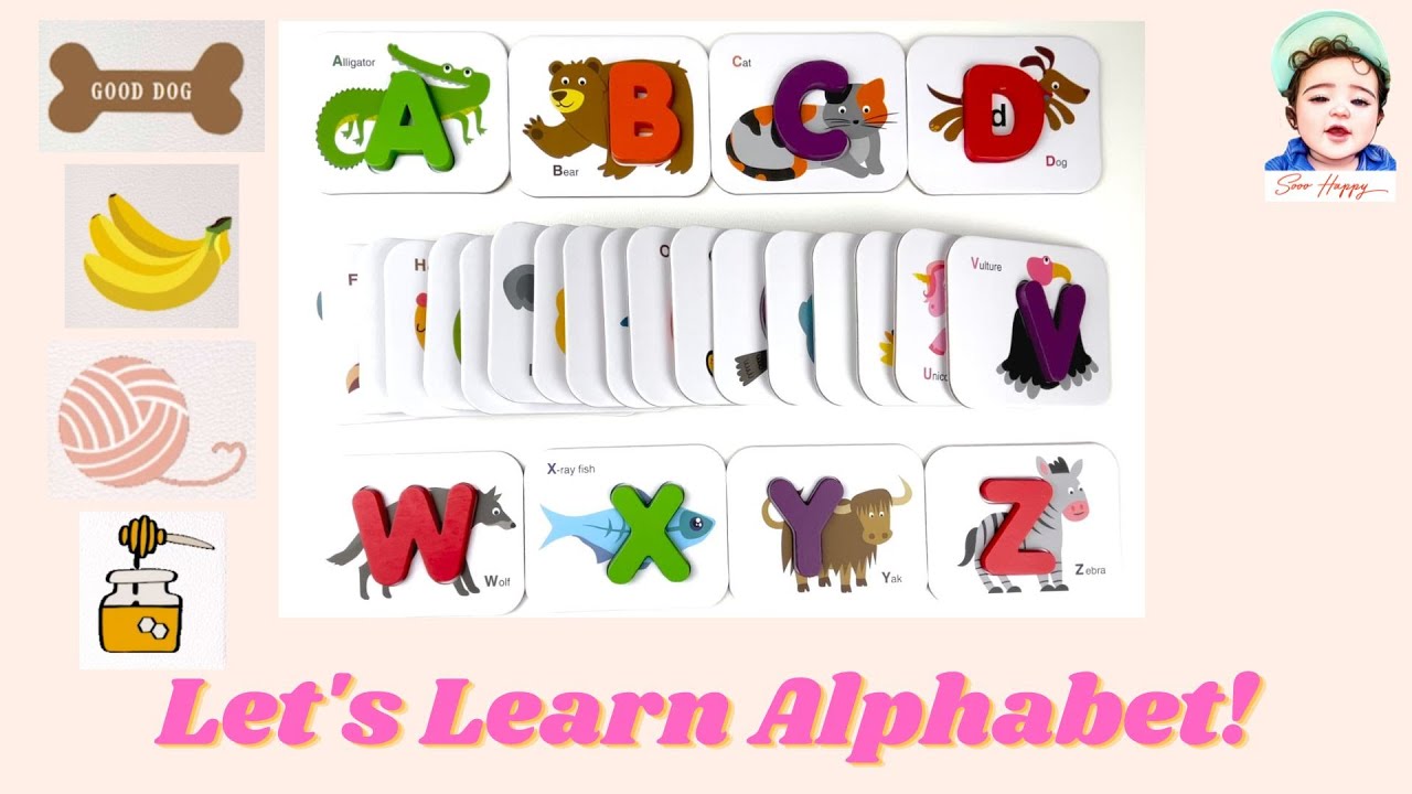Learn Letters! Trace Letters! Alphabet Sounds! Educational Video for ...