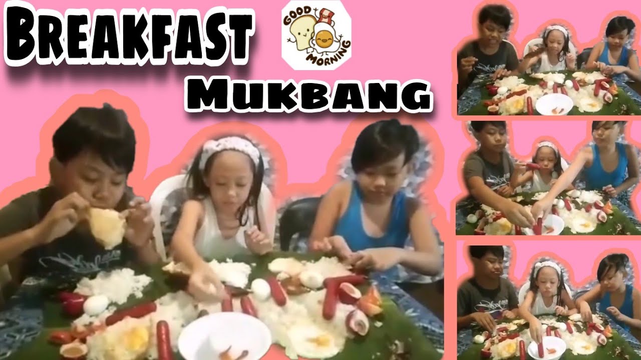 Filipino breakfast | Pinoy almusal Kids Mukbang | Tonyang channel - YouTube