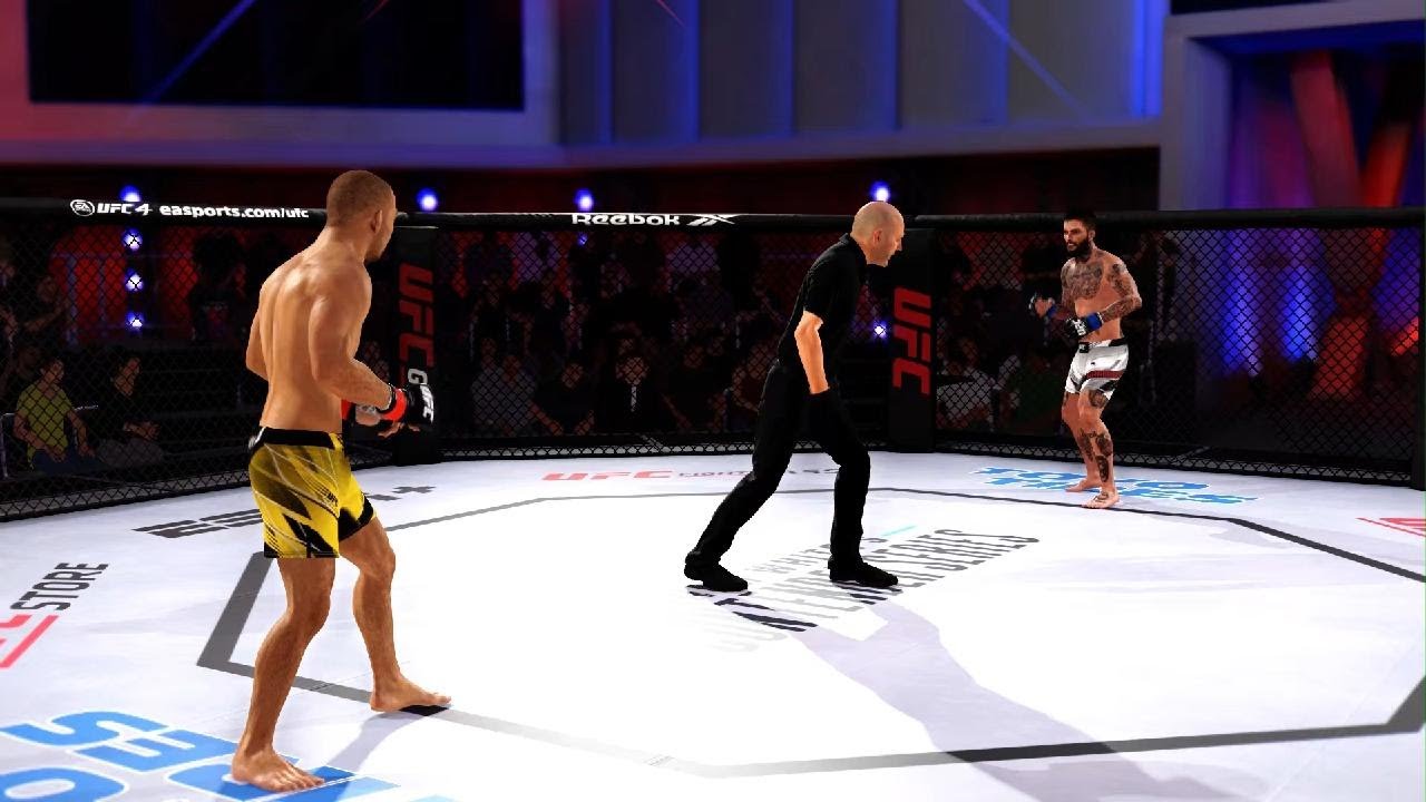 STANDING GUILLOTINE UFC4 - YouTube