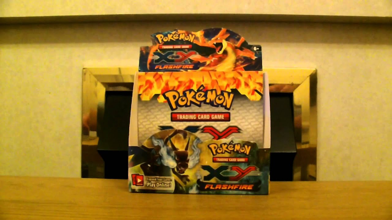Pokemon Flashfire Booster Box Review - YouTube