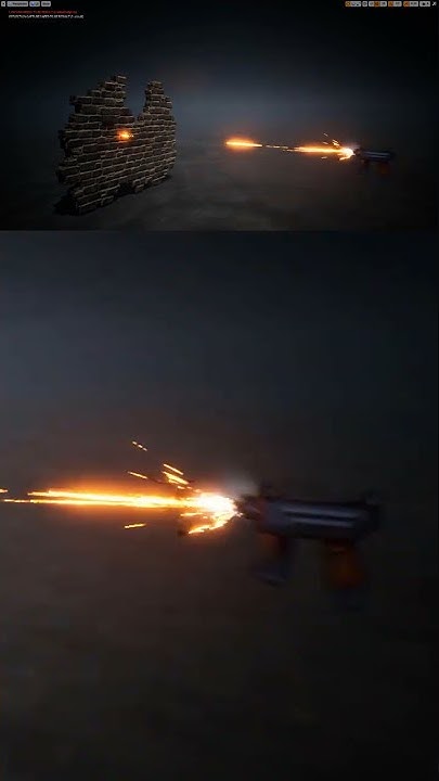 Toon Muzzle Flash and Bullet Hit Impact | Unreal Engine Niagara Tutorial | UE4 Niagara Muzzle ...