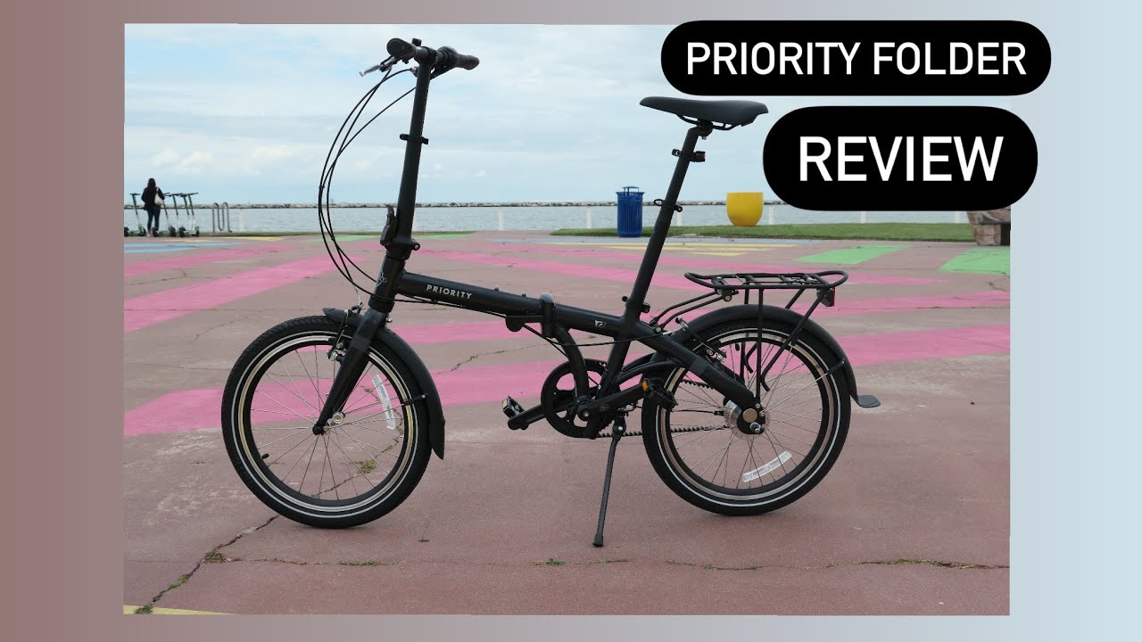 Priority Folder Folding Bike Review - YouTube