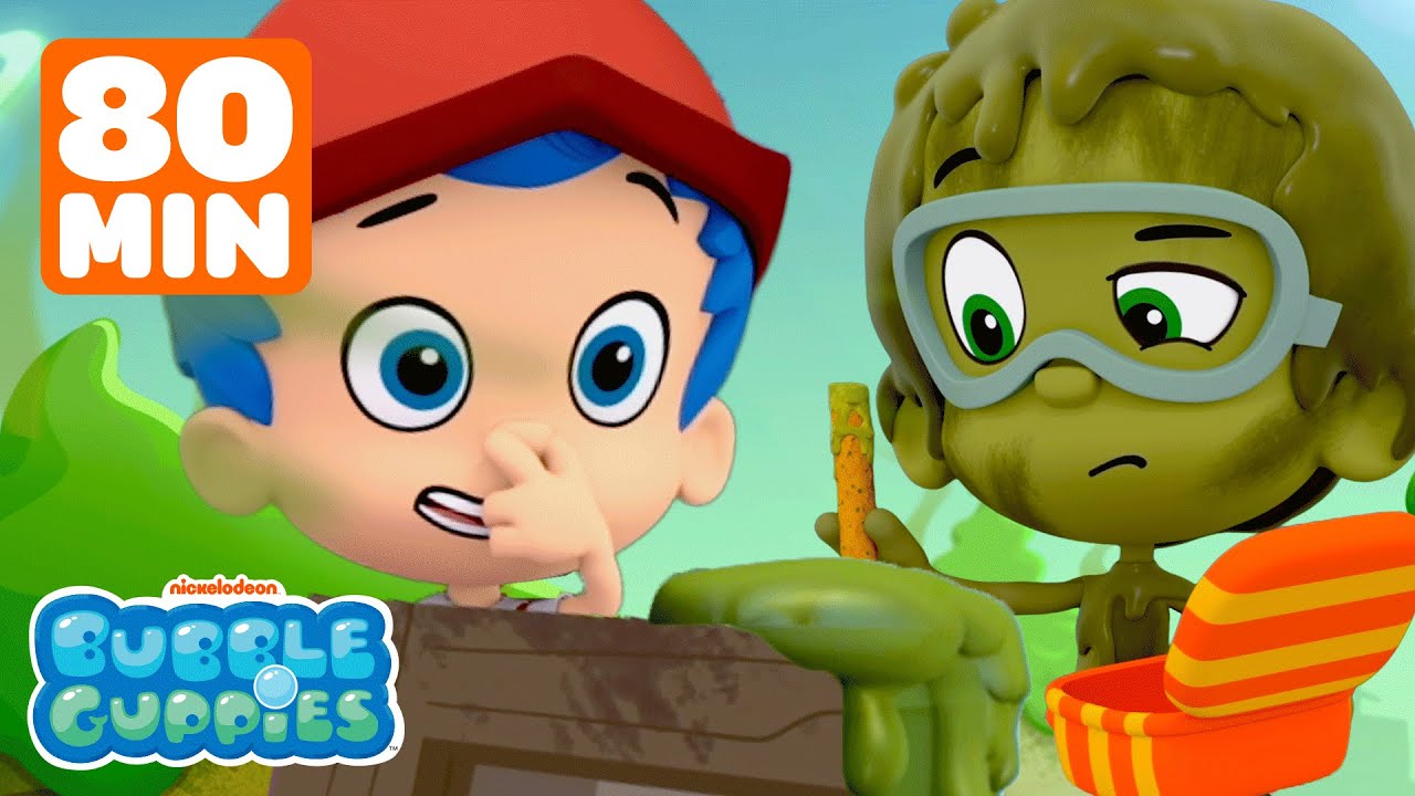Bubble Guppies Super STINKY Adventures! w/ Oona, Nonny & Molly | 80 ...