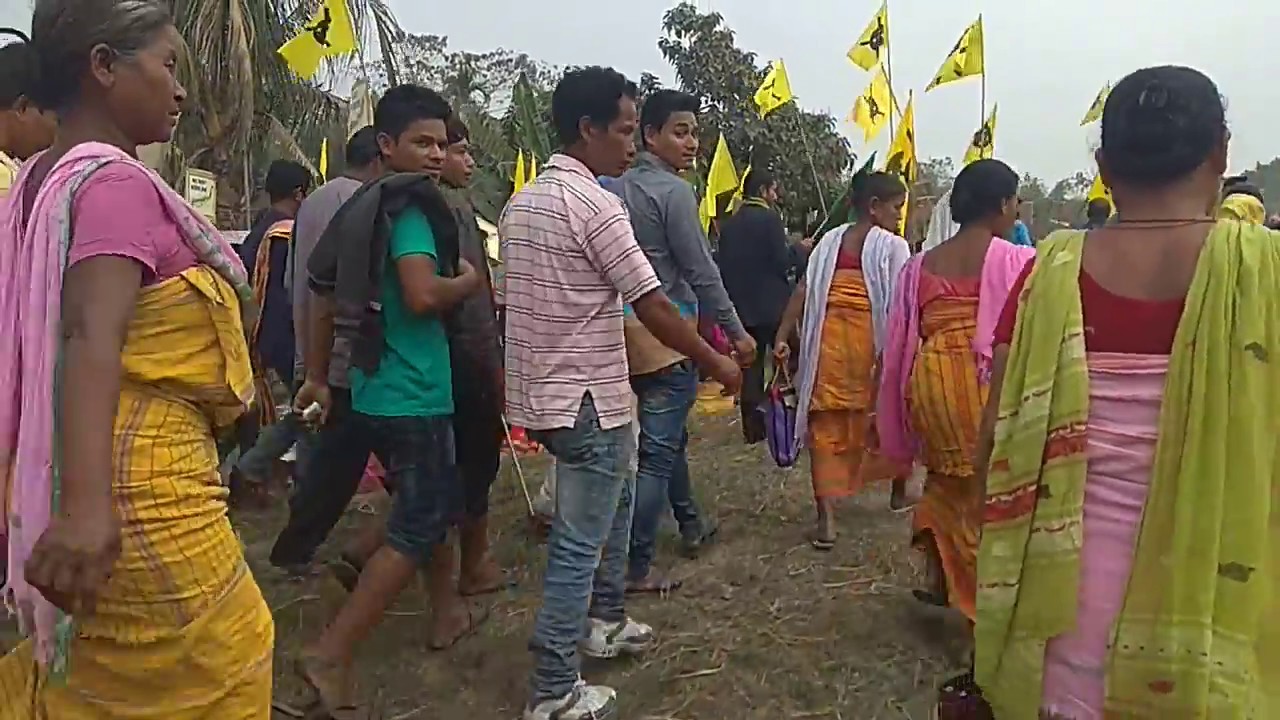 BODOLAND MOVEMENT AT KAJALGAON - YouTube