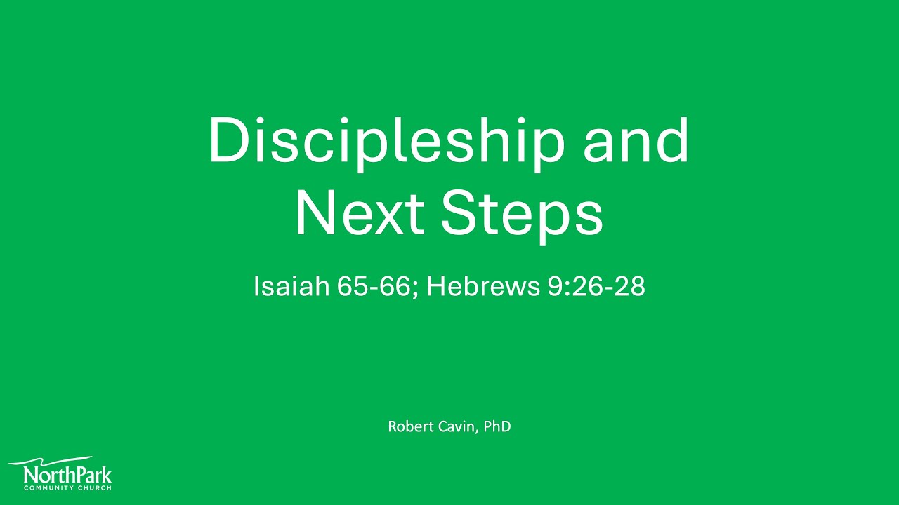 Discipleship and Next Steps - YouTube