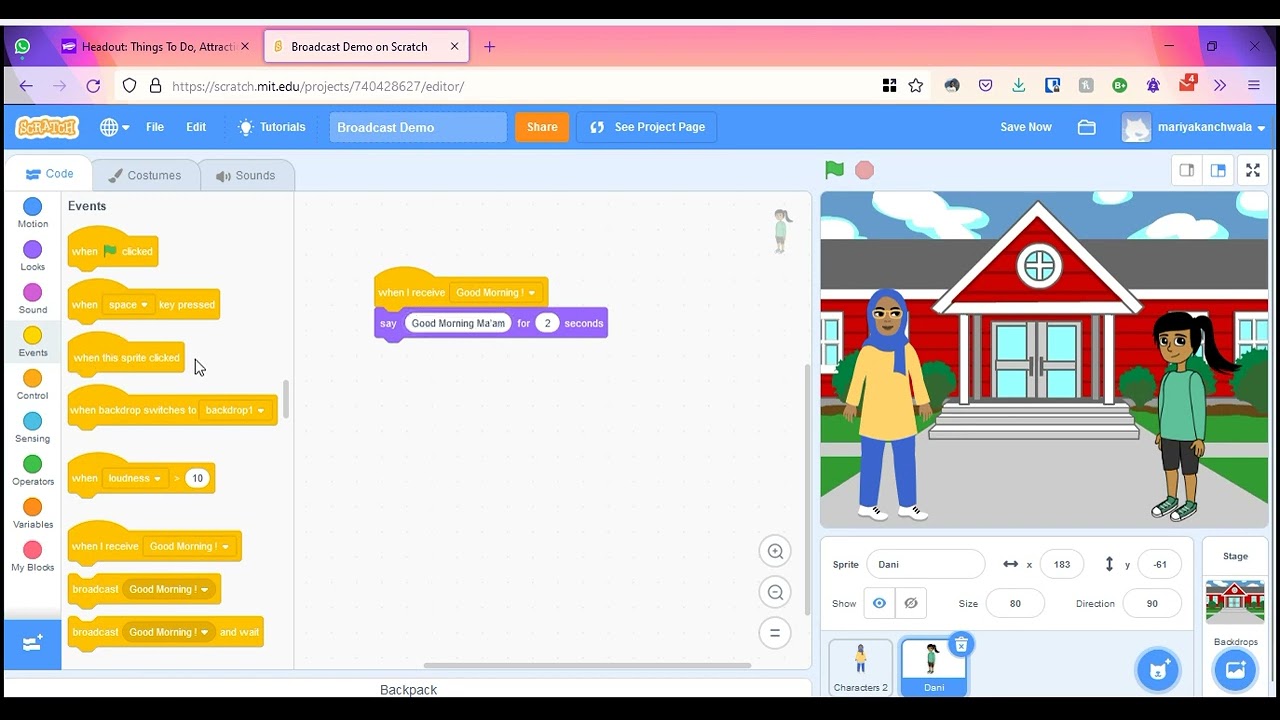 Scratch Broadcast Demo Youtube