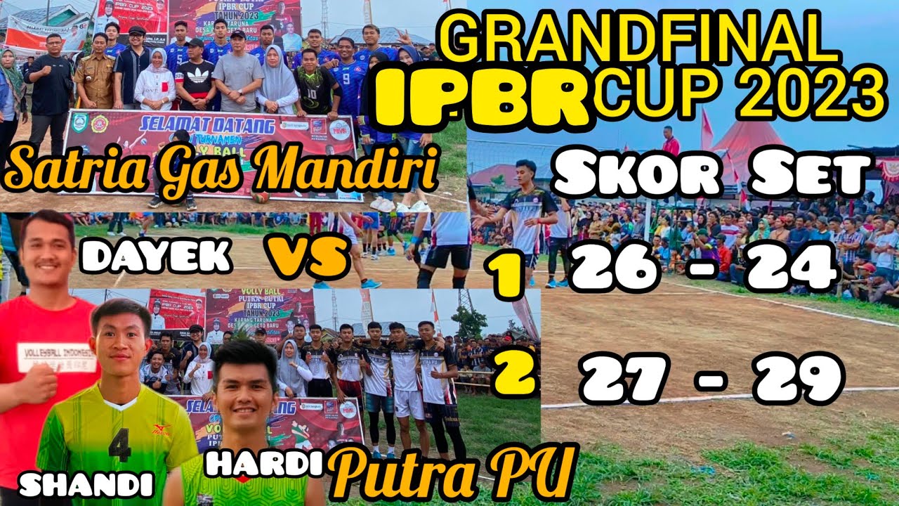 Grand Final IPBR CUP 2023 | Putra Pu (Bengkulu) vs Satria Gas Mandiri ...