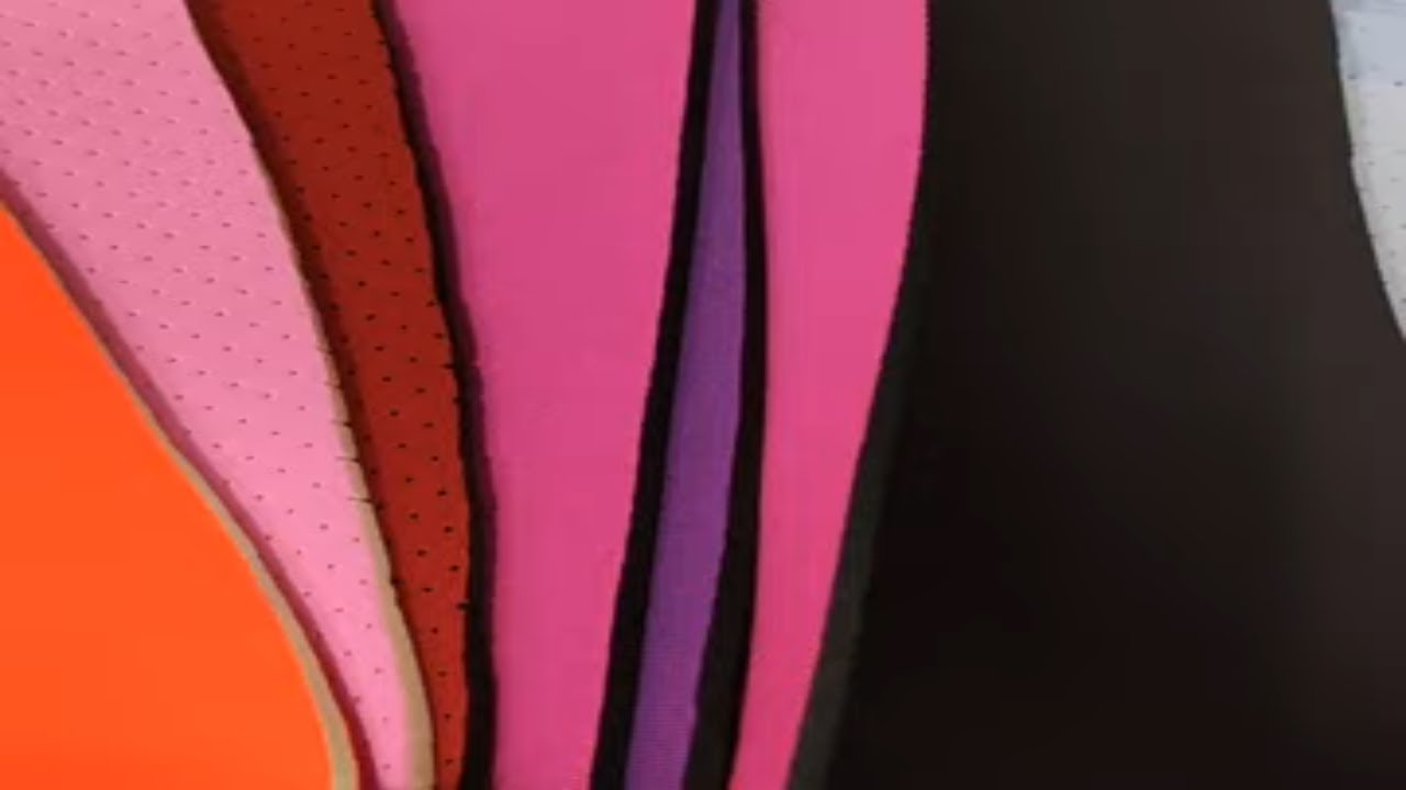 breathable neoprene rubber fabric sheets for bags - YouTube