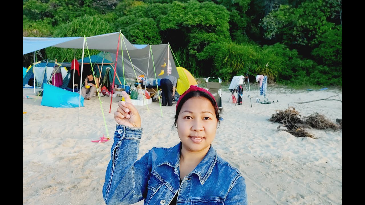 Overnight camping at bonfire sa beach #camping #bonfire - YouTube