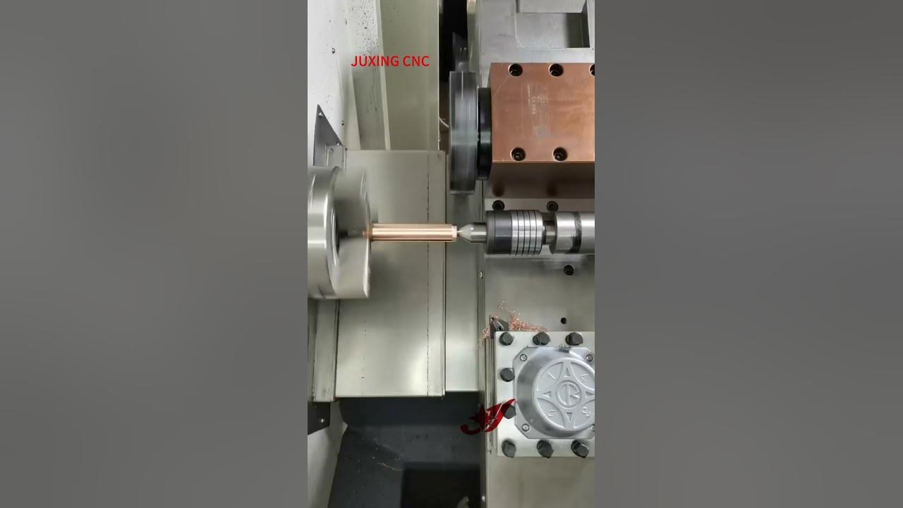 JUXING JX36P Slant Bed CNC Lathe Processing demonstration #cncmachine #cnc #machine - YouTube