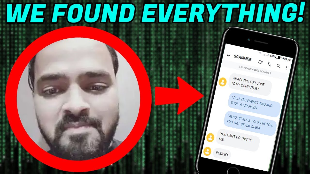 Calling a scammer by his real name on his personal phone! - YouTube