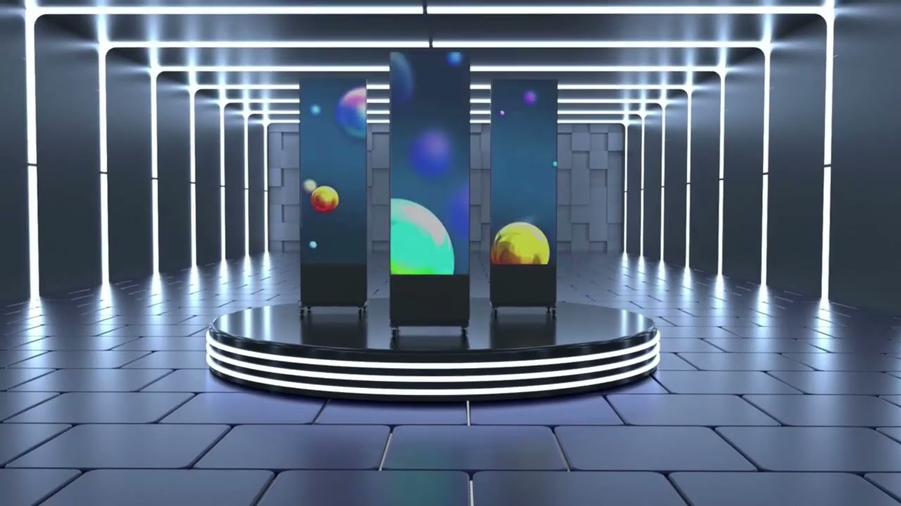 HikVision Creative LED Screen - YouTube