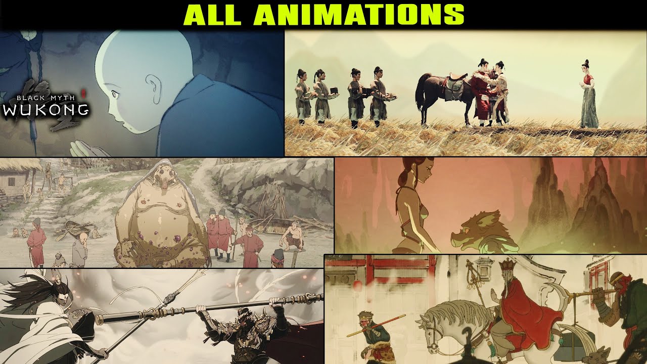 All Animated Cutscenes in Black Myth Wukong (+Secret Cutscene) - YouTube