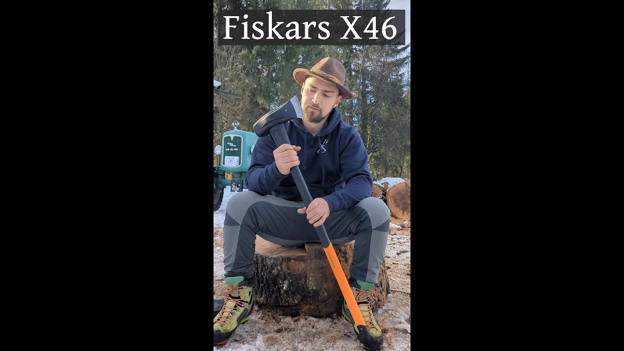Fiskars X46 - Details & Try Out - YouTube