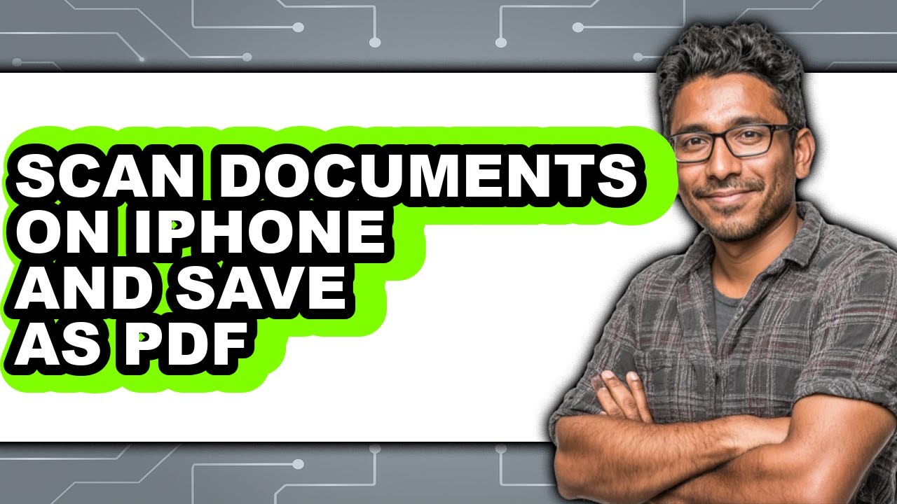 How to Scan Documents on iPhone and Save as PDF (New 2025) - YouTube