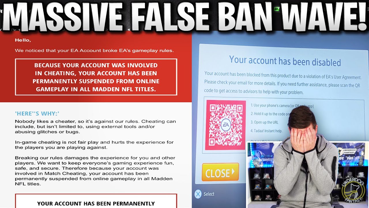 HUGE MADDEN 24 FALSE BAN WAVE! EA HAS TO FIX THIS! - YouTube