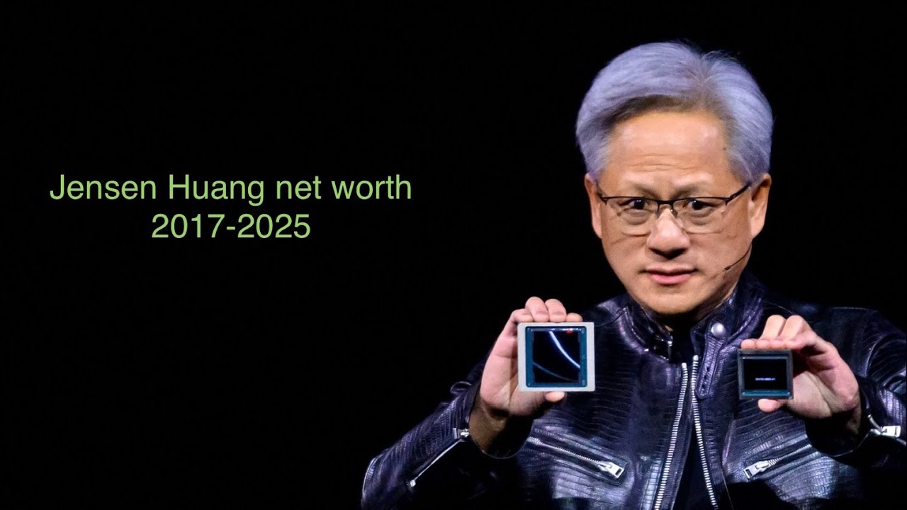 Jensen Huang net worth 2017-2025 - YouTube