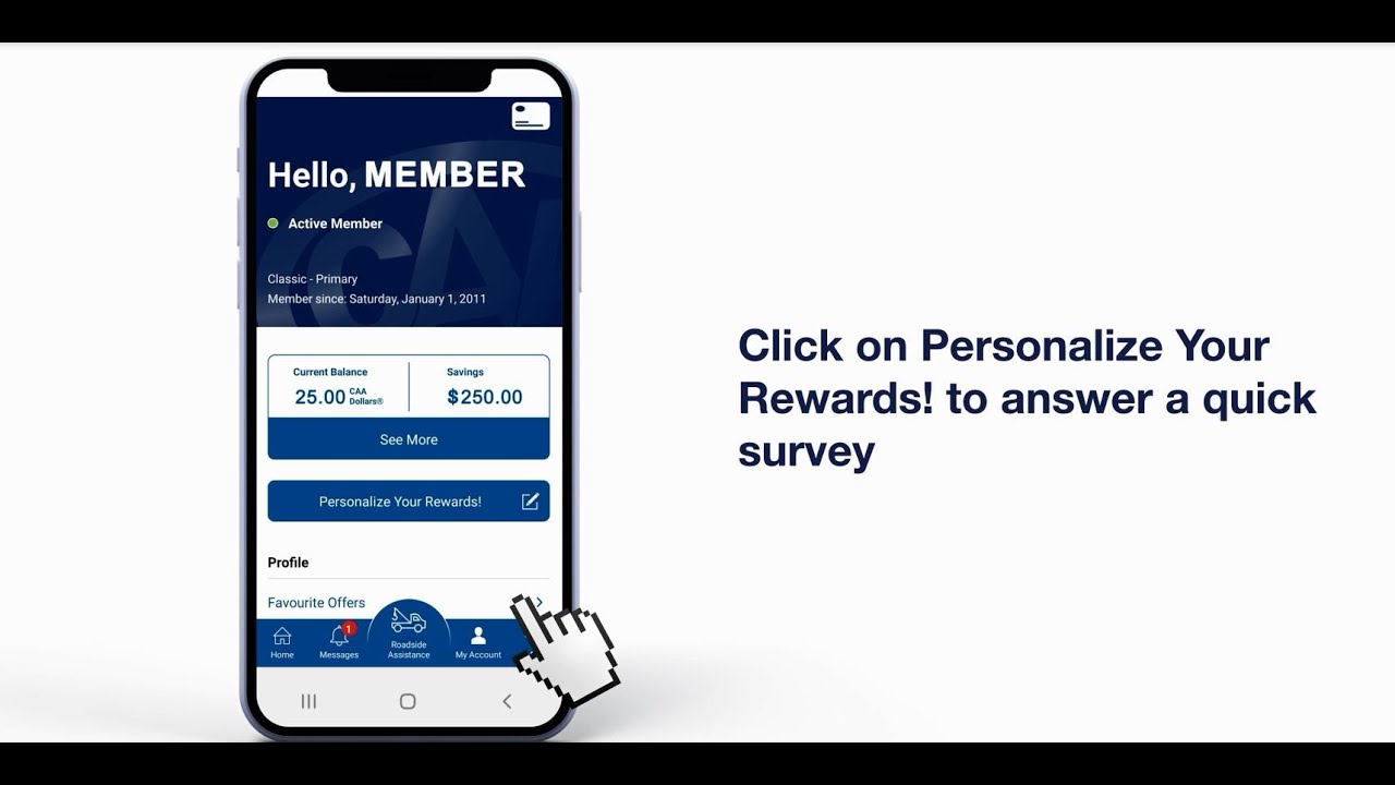 CAA Mobile App: How to Find CAA Rewards Offers - YouTube