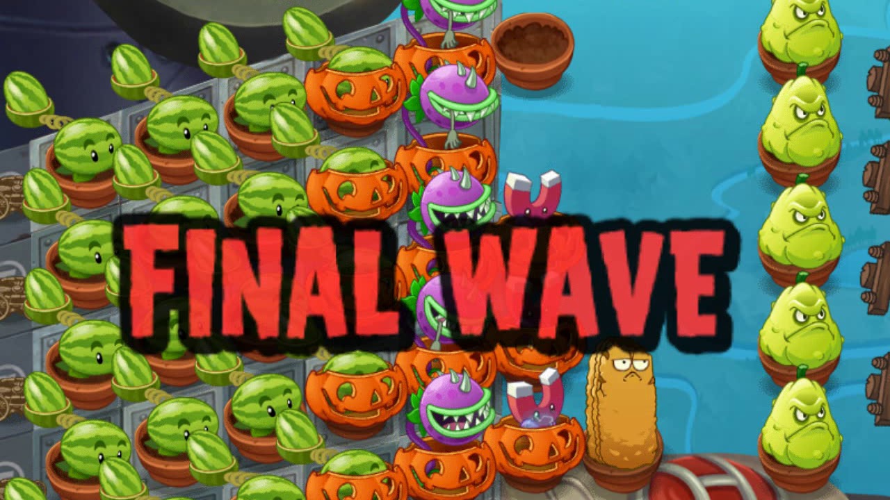 (Gameplay) Plants vs zombies pak mod sky city by Zhezhez bilibili - YouTube