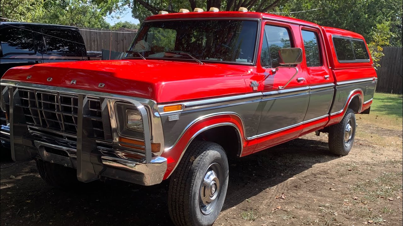 1979 F250 crew cab headliner - YouTube