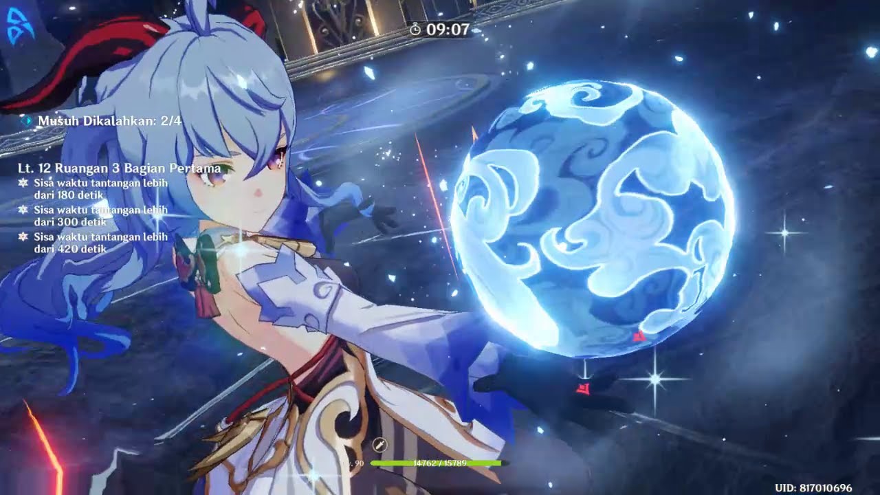 Spiral Abyss 2.3 Floor 12, 9 Star! Ayaka & Eula Party! - YouTube