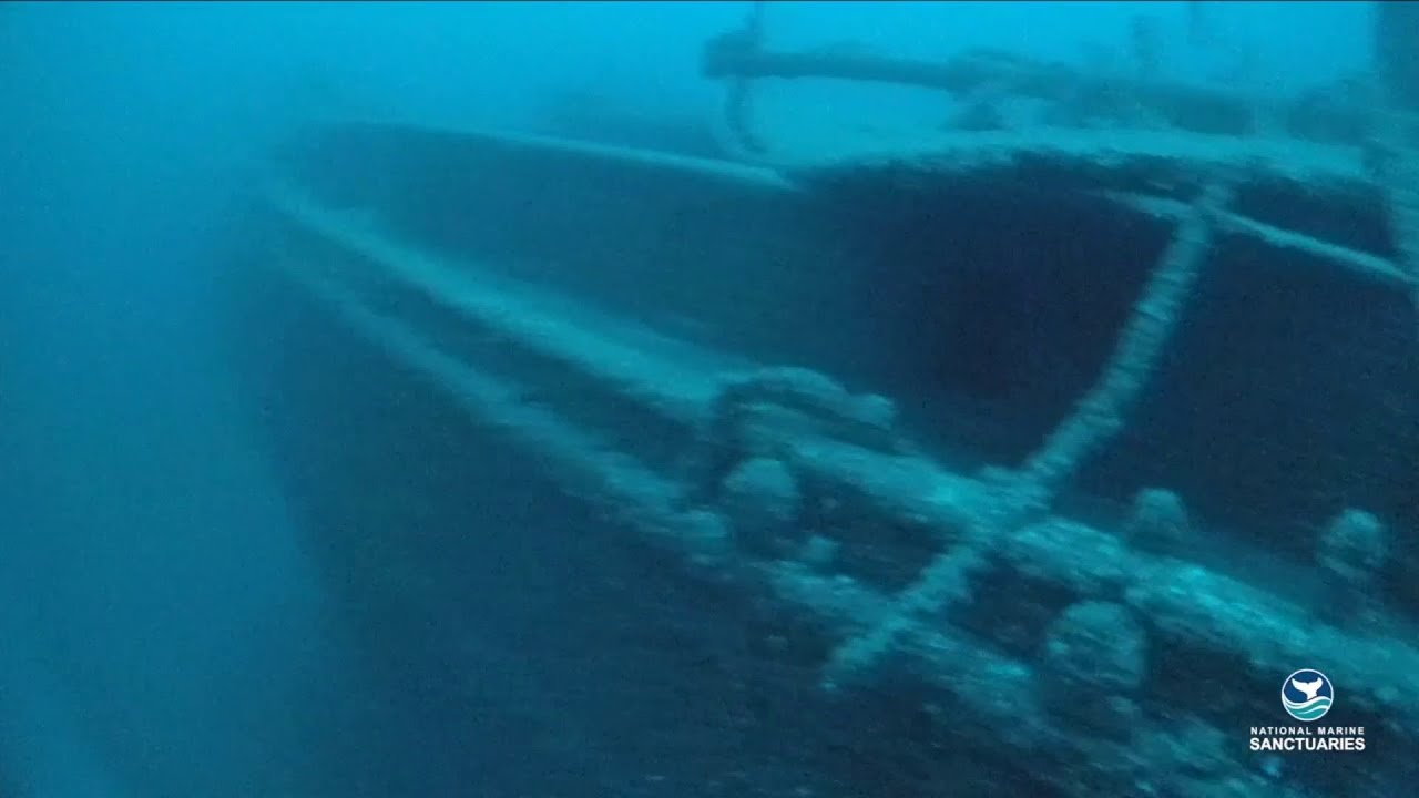 FOUND! Ironton shipwreck intact at bottom of Lake Huron - YouTube