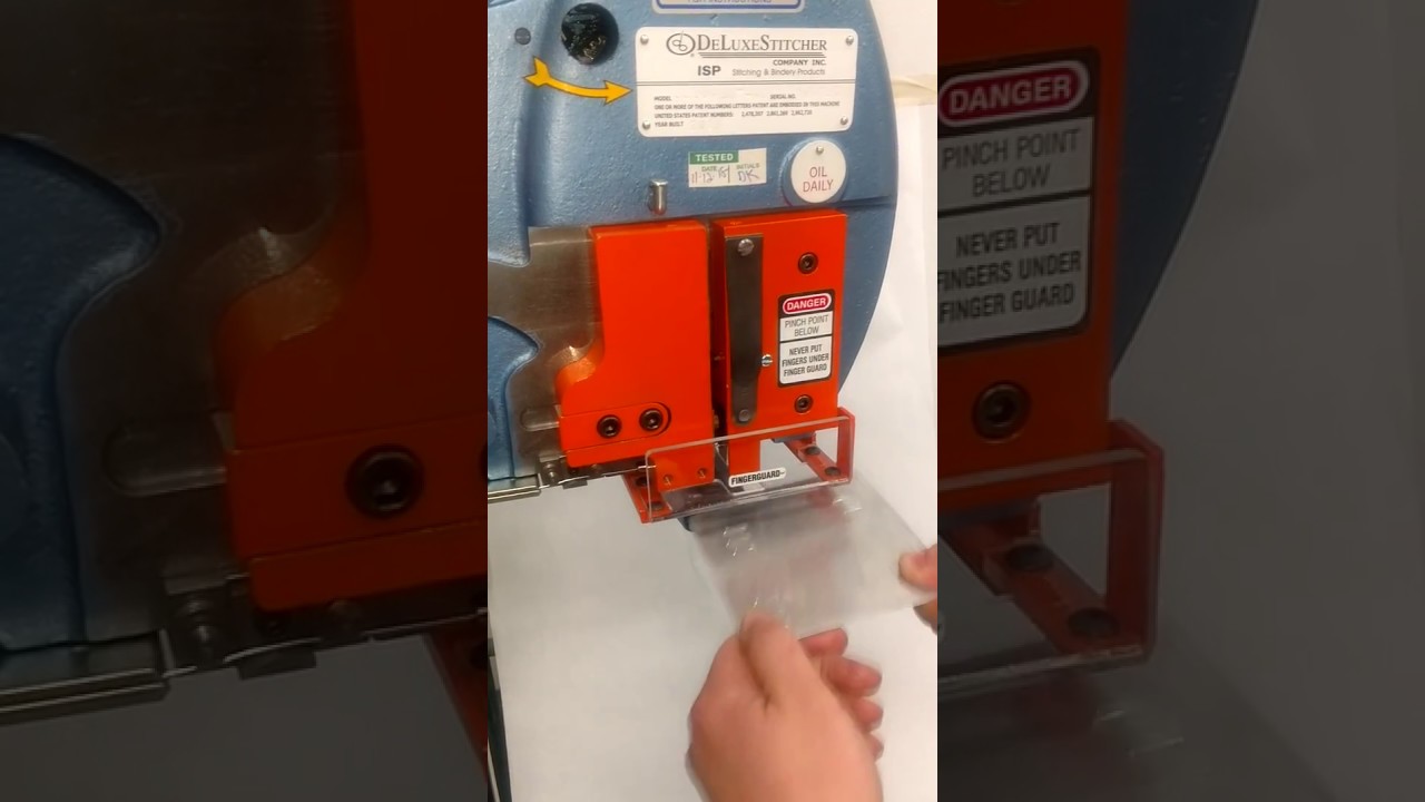 ISP S5PO metal stitching machine - YouTube