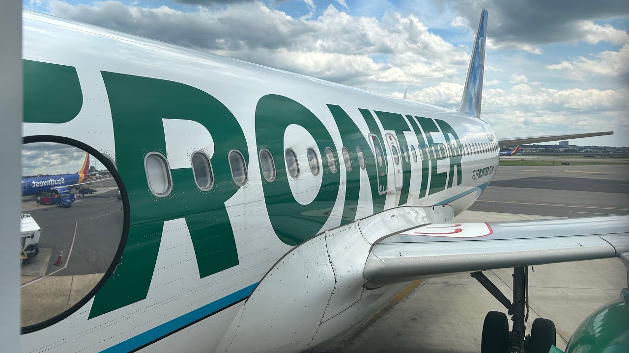 My FIRST EVER Frontier Airlines Experience! Washington DC to Denver ...