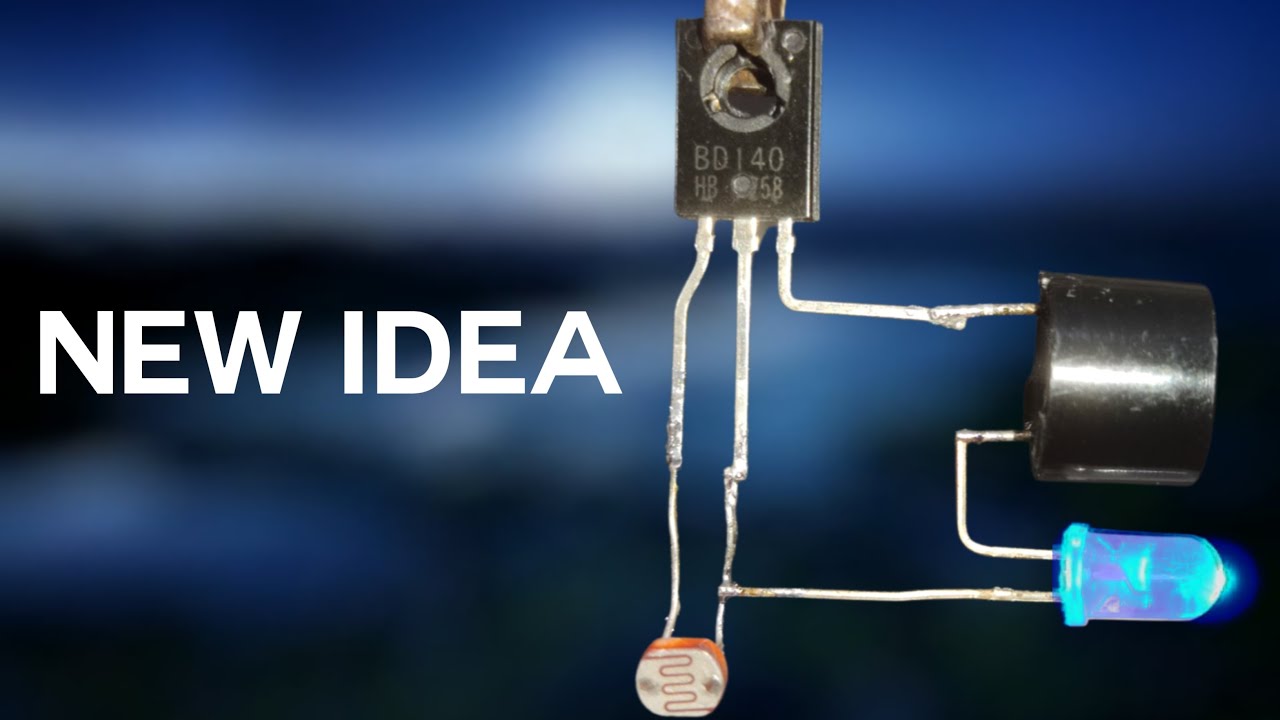 New Amazing bd140 Transistor Circuit - YouTube