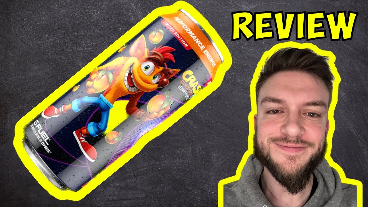 G Fuel Crash Wumpa Fruit Energy Drink Review - YouTube