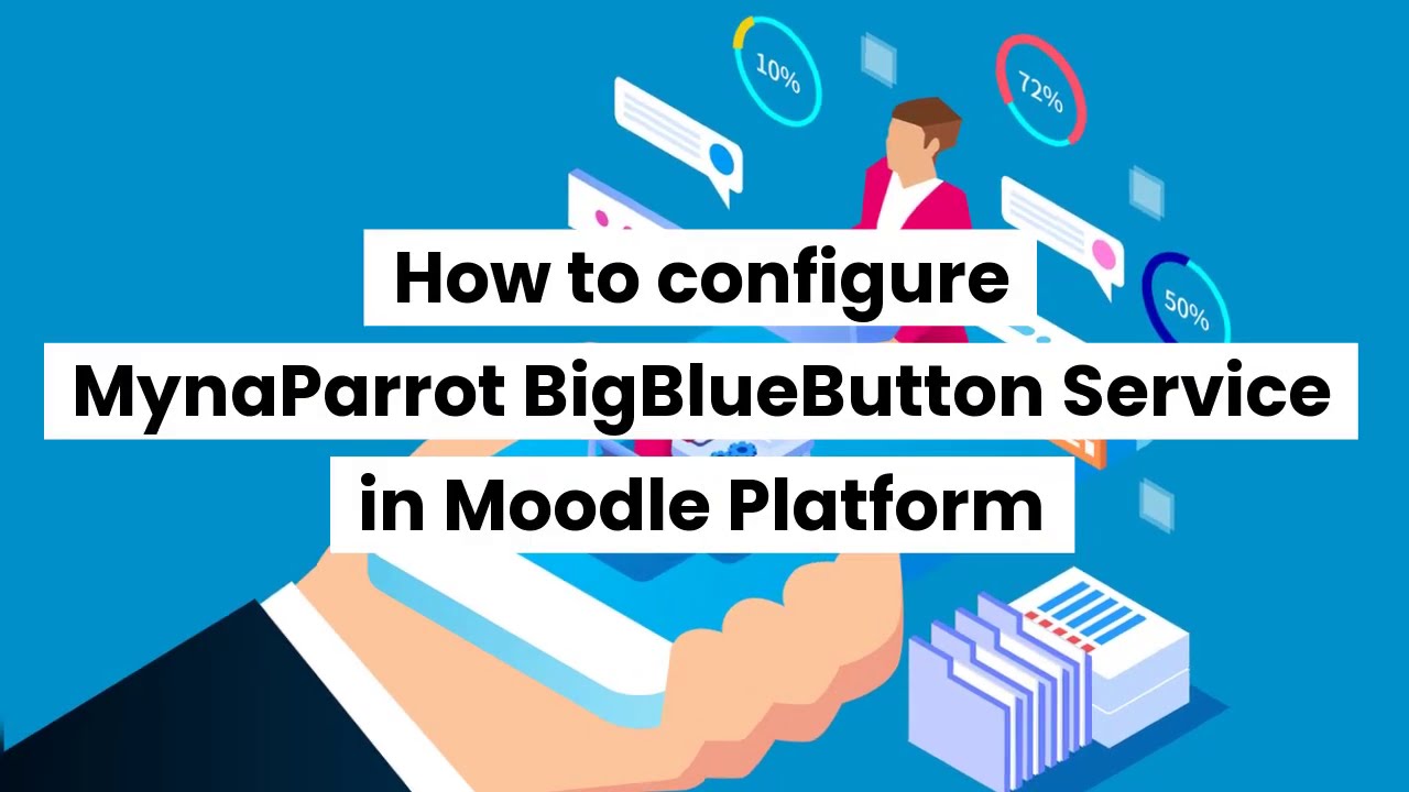 Video tutorial on how to configure MynaParrot BigBlueButton Service in the Moodle Platform ...