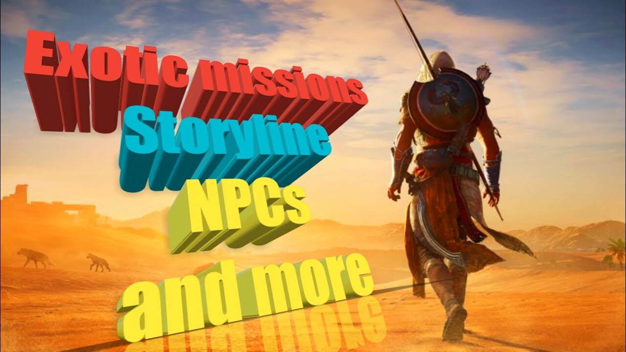 Assassin's Creed Origins:Exotic moments,removal of finger,Bayek and ...