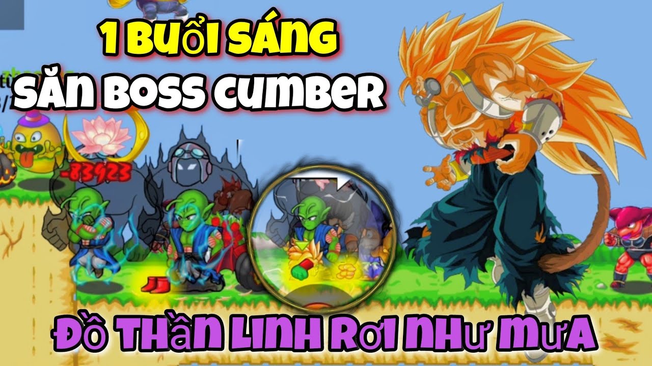 Ngọc Rồng Online - 1 Buổi Sáng Săn Boss Cumber Của Quanplay70...Đồ Thần ...