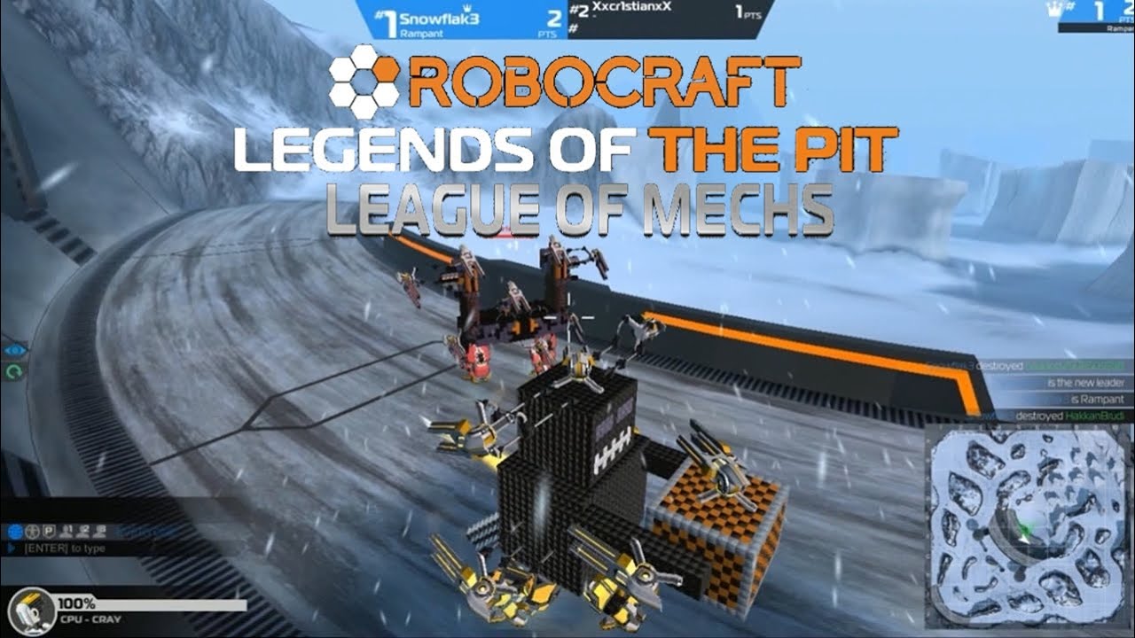 ROBOCRAFT LEAGUE OF MECHS - THE PIT CON MEGA - YouTube